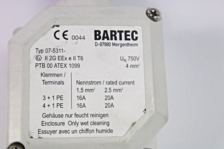 BARTEC 07-5311 Terminalbox ATEX EEx --used- | eBay