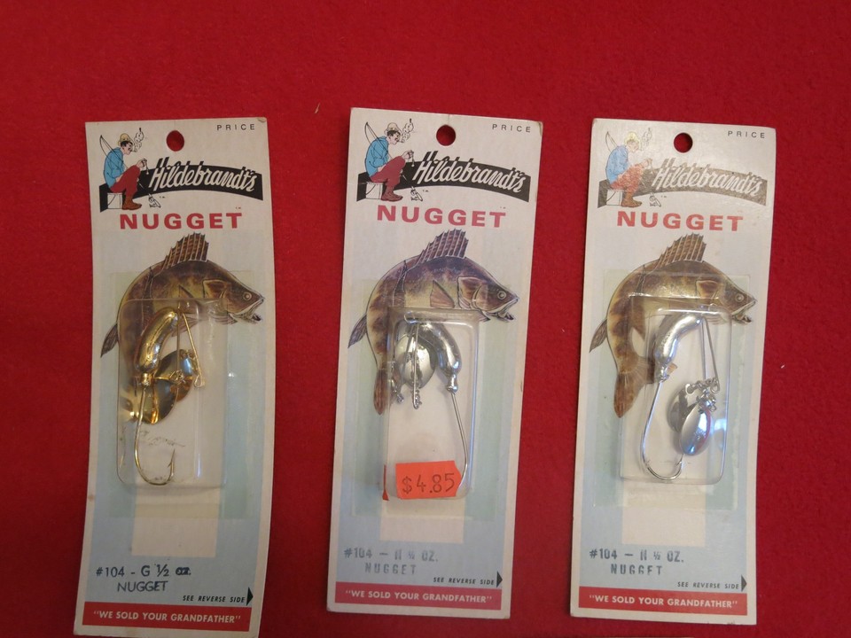 Hildebrandt Nugget Fishing Lure Lot Of 6 Lures Must See Vintage | eBay