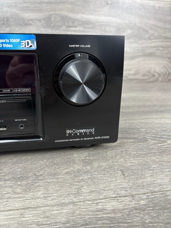 Denon AVR-X1000 IN-Command Series Integrated Network 5.1 Channel AV ...