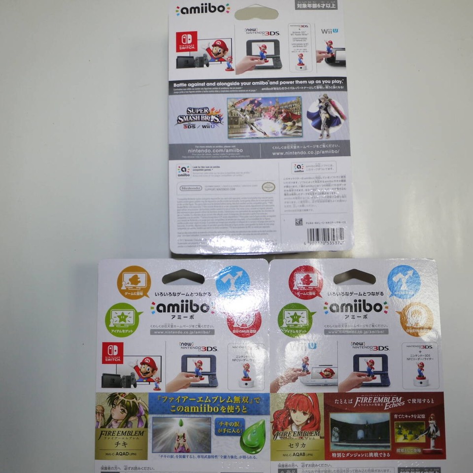Nintendo Amiibo Celica Tiki Corrin Fire Emblem Series Figures New ...