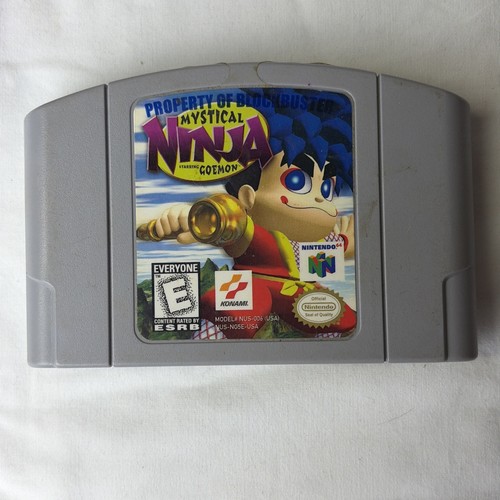 Mystical Ninja Starring Goemon (Nintendo 64 N64) Authentic Cartridge ...