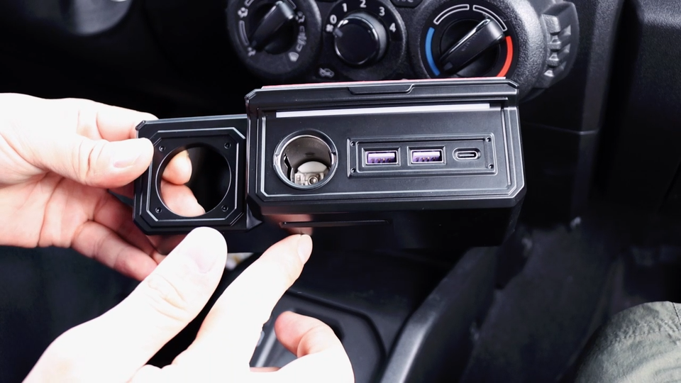 2019-2025 Jimny modification center console USB Type-C port expansion ...