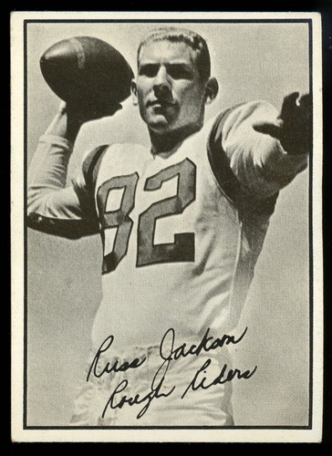 1961 TOPPS CFL FOOTBALL #76 RUSS JACKSON EX-NM OTTAWA ROUGH RIDERS ...
