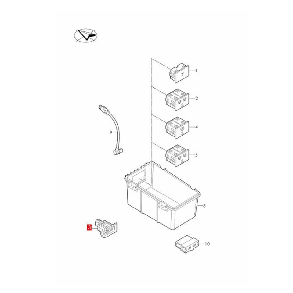 Audio Auxiliary jacks Interface USB Port 8V1035726 for Audi A3 S3 RS3 ...