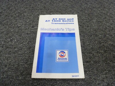 Allison AT540 AT543 AT542 AT542N Transmission Removal & Installation ...