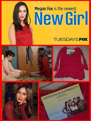 NEW GIRL (TV): Megan Fox/Reagan Screen Worn, Used Top Studio COA | eBay UK