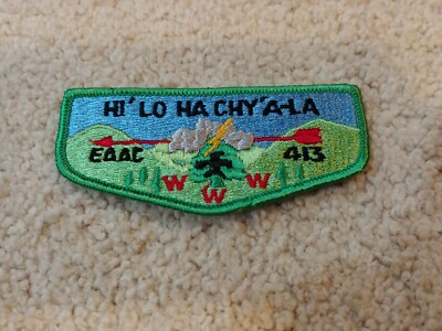 Lodge 413 Hi'lo Ha Chy'a-la OA Flap Order of the Arrow Boy Scouts BSA | eBay