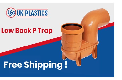 110mm Underground Drainage Low Back P Trap BULK PRICE ! | eBay