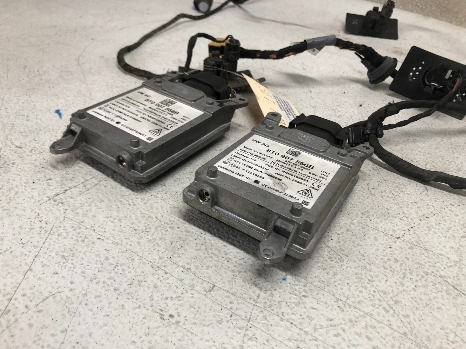 12-17 AUDI A5 S5 REAR LEFT & RIGHT BLIND SPOT ASSIST RADAR SENSOR ...