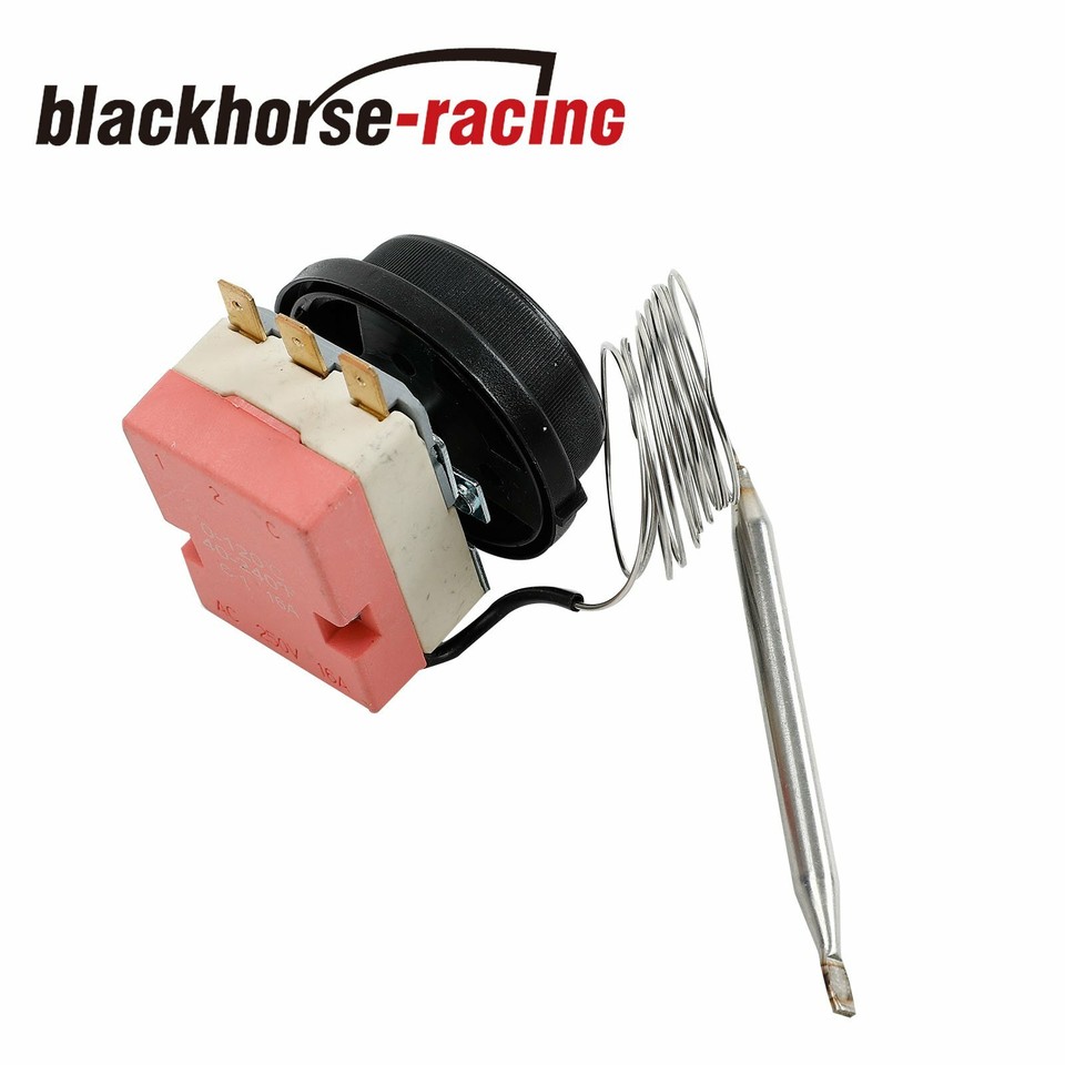 12V ADJUSTABLE AUTOMOTIVE RADIATOR FAN THERMOSTAT SWITCH CAR ...
