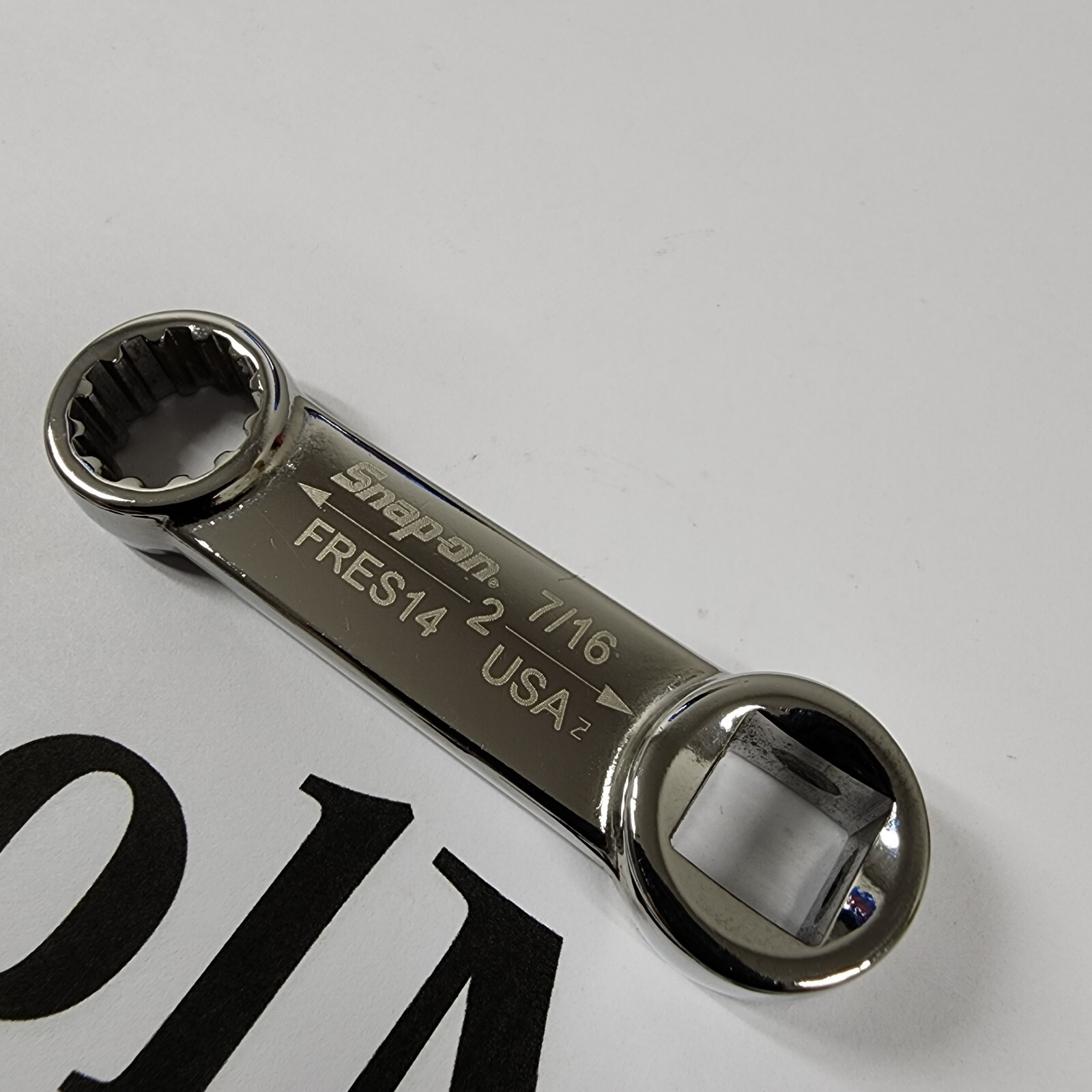 Snap-on FRES14 Spline Torque Wrench Adapter 3/8" Drive 7/16" Made in ...