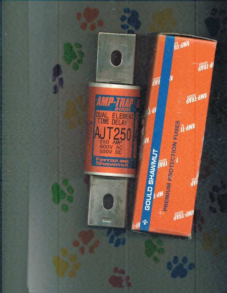 NEW SHAWMUT AMPTRAP AJT250 FUSE AJT 250 AMP 600 VOLT (NIB) | eBay