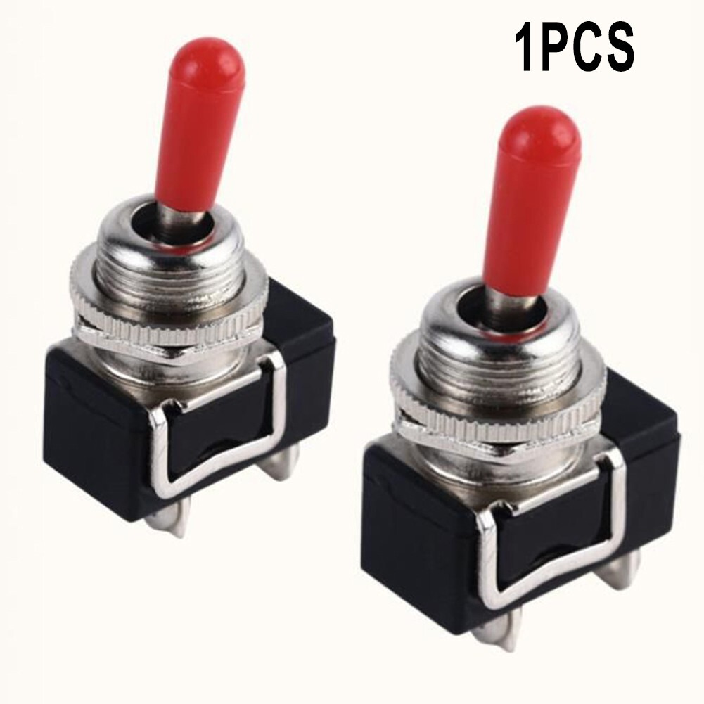 DC 12V Heavy Duty Toggle Flick Switch ON OFF Car Dash Light Metal 10A ...