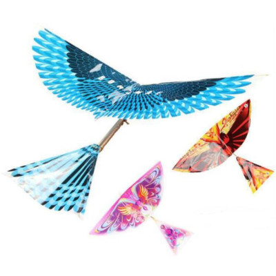Rubber Band Power DIY Air Plane Ornithopter Birds Model Kites Kids Toy ...