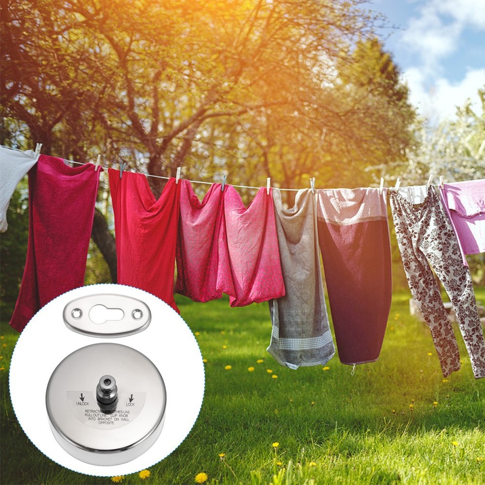 1pc Telescopic Clothesline Portable Clothing Hanging String Clothes ...