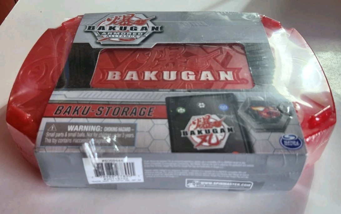 Bakugan Baku-storage Case With Dragonoid Collectible Action Figure and ...