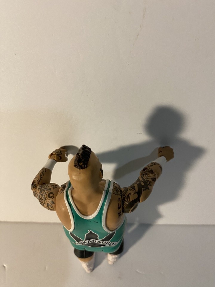 2011 Mattel WWE Battle Pack 20 Funkasaurus Brodus Clay 7" Action Figure ...