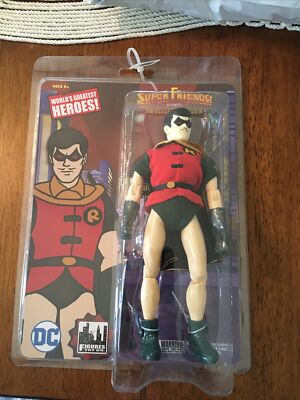 FIGURES TOY COMPANY SUPER FRIENDS HEROES "EVIL ROBIN" ACTION FIGURE 8 ...
