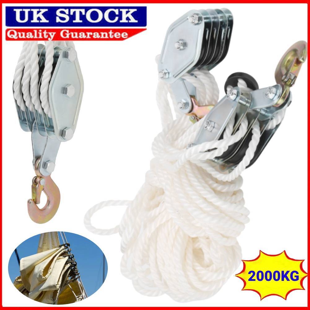 Rope Hoist Pulley System Rope Hoist Authentic Pulley System YATOINTO