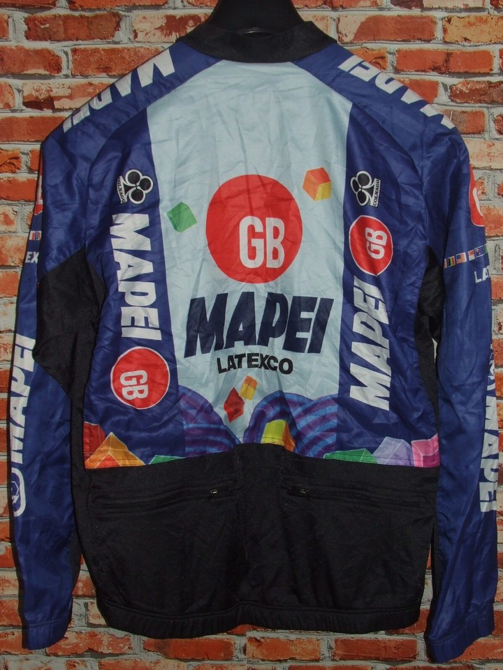 Mapei Latexco Sportful Bike Jersey Jacket Cycling Size L | eBay