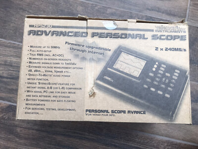 Velleman aps230 advanced personal scope oscilloscope 240ms/s | eBay