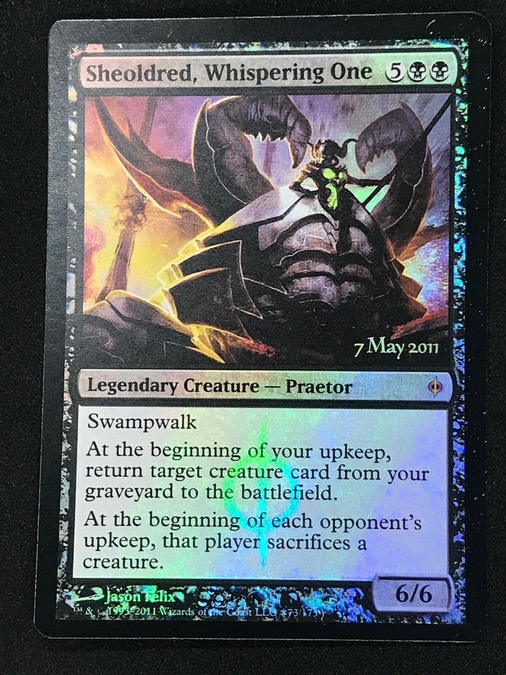 Magic the Gathering MTG Sheoldred, Whispering One Black New Phyrexia ...