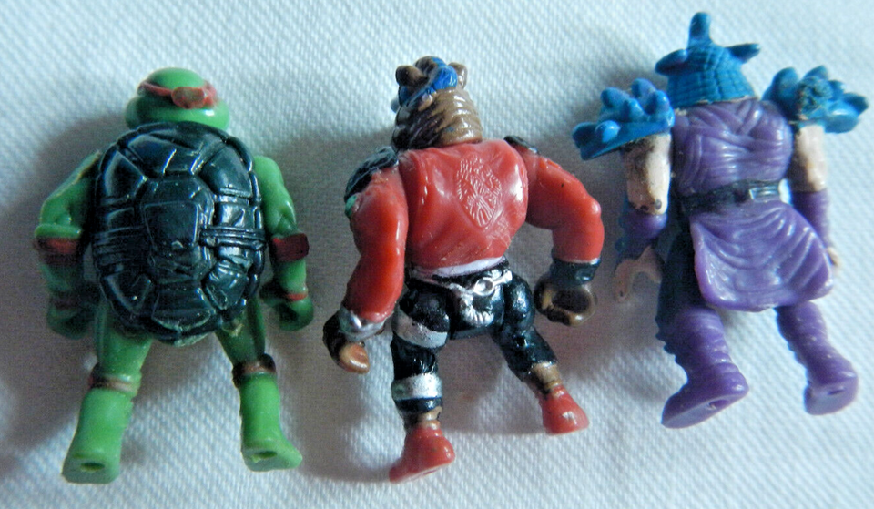 Tokka Mini Mutants Playset Raphael BeeBop Shredder Figures TMNT ...