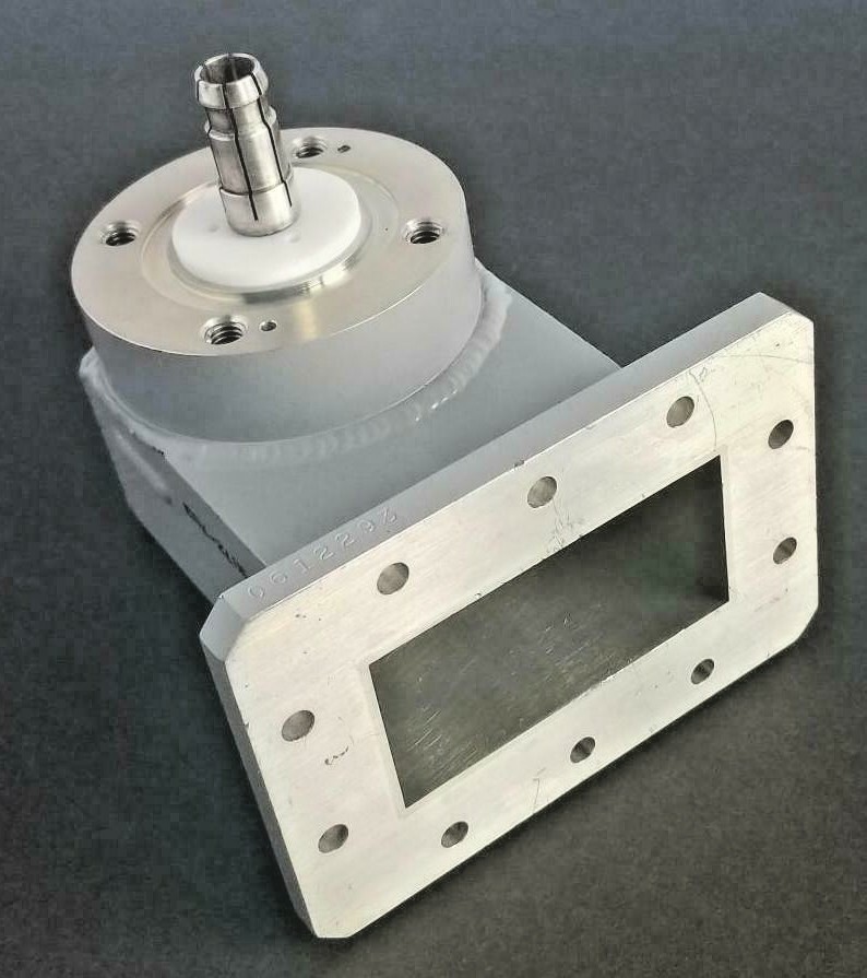 Waveguide to Coaxial Transition WR340 to 1 5/8" Coax Microwave 2.45GHz ...