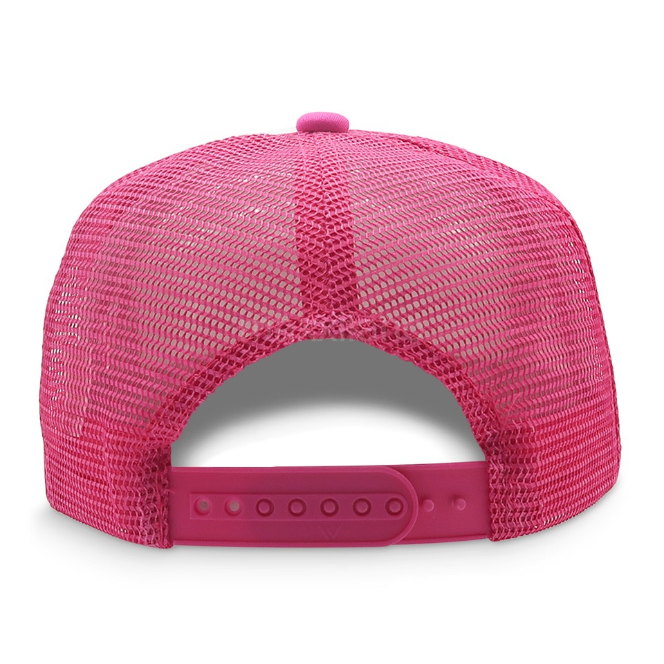 Trucker Hat Foam Mesh Baseball Cap Snapback Adjustable Plain Solid Men ...