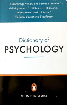 The Penguin Dictionary Of Psychology by Reber S Arthur Emily Reber ...