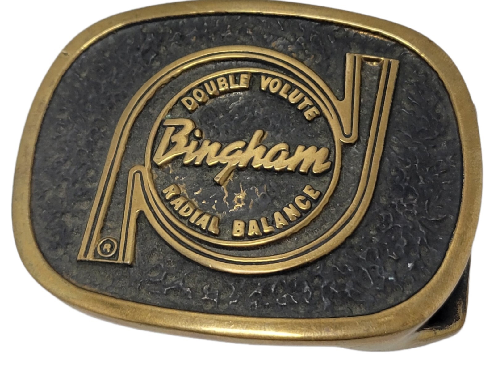 Vintage Advertising Bronze Belt Buckle- Bungham Willa… - Gem