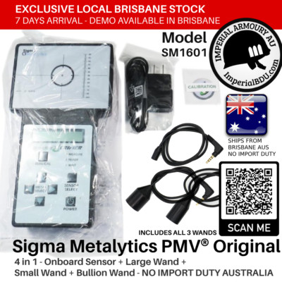 Sigma Metalytics PMV Precious Metal Verifier Bullion 4 in 1 Set + 3 YR ...
