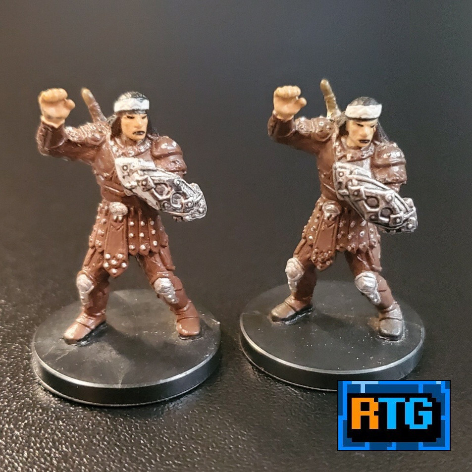 D&D Lot of 2 Miniatures and Cards - Warmage #7 - Dungeons and Dragons ...