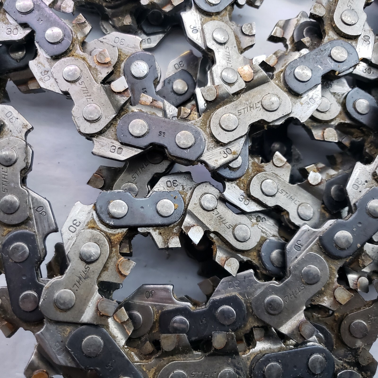 Stihl Huge Chainsaw Chain, Carbide Tipped, 140 Drive Links, Stihl 30 | eBay