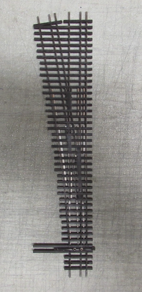 SHINOHARA NICKLE/SILVER #6 RH DUAL GAUGE HO/HOn3 SWITCH TURNOUT CODE 70 ...