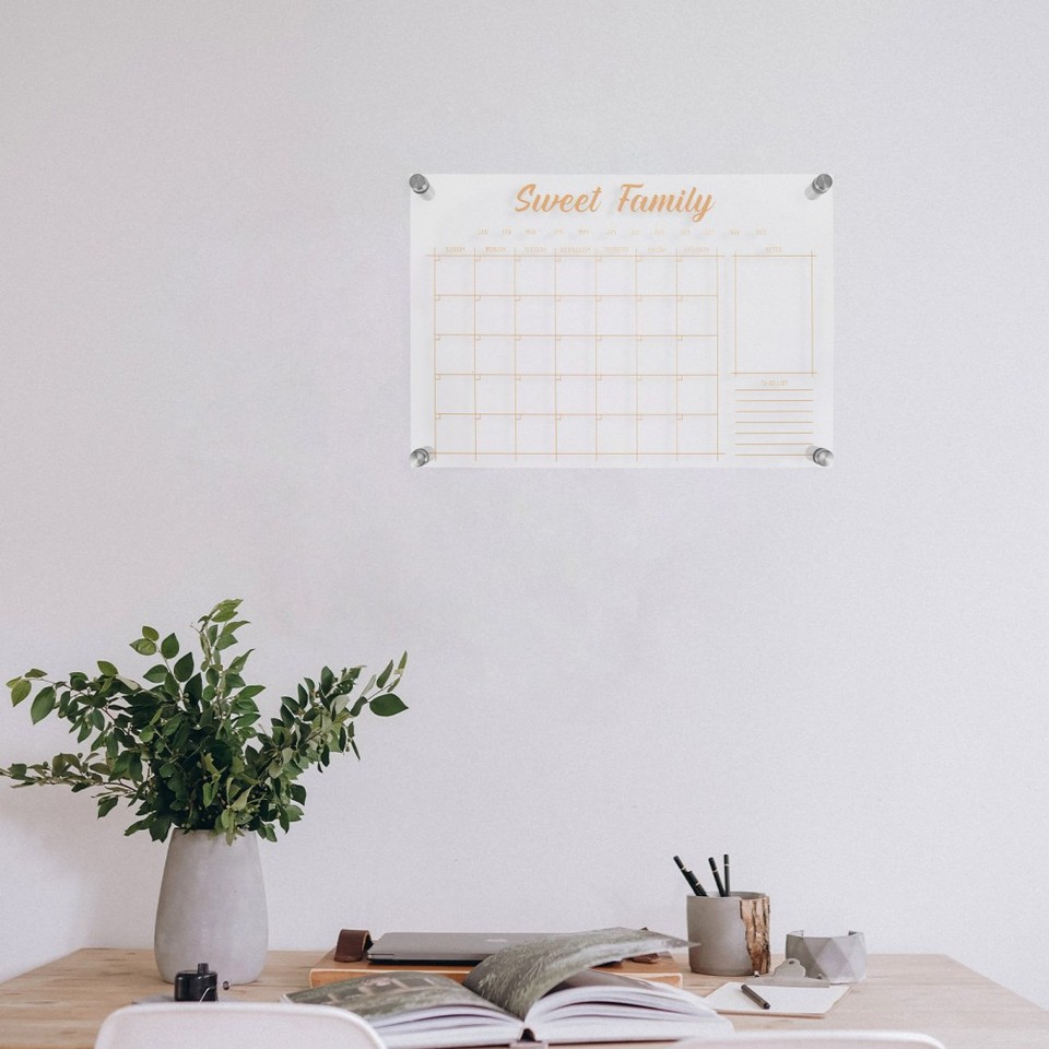 Erasable White Boards Small Desk Whiteboard Desktop Dry Erase Weekly ...