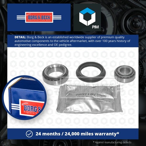 Wheel Bearing Kit fits BMW 318 E21 1.8 Front 75 to 82 B&B 1107447 ...