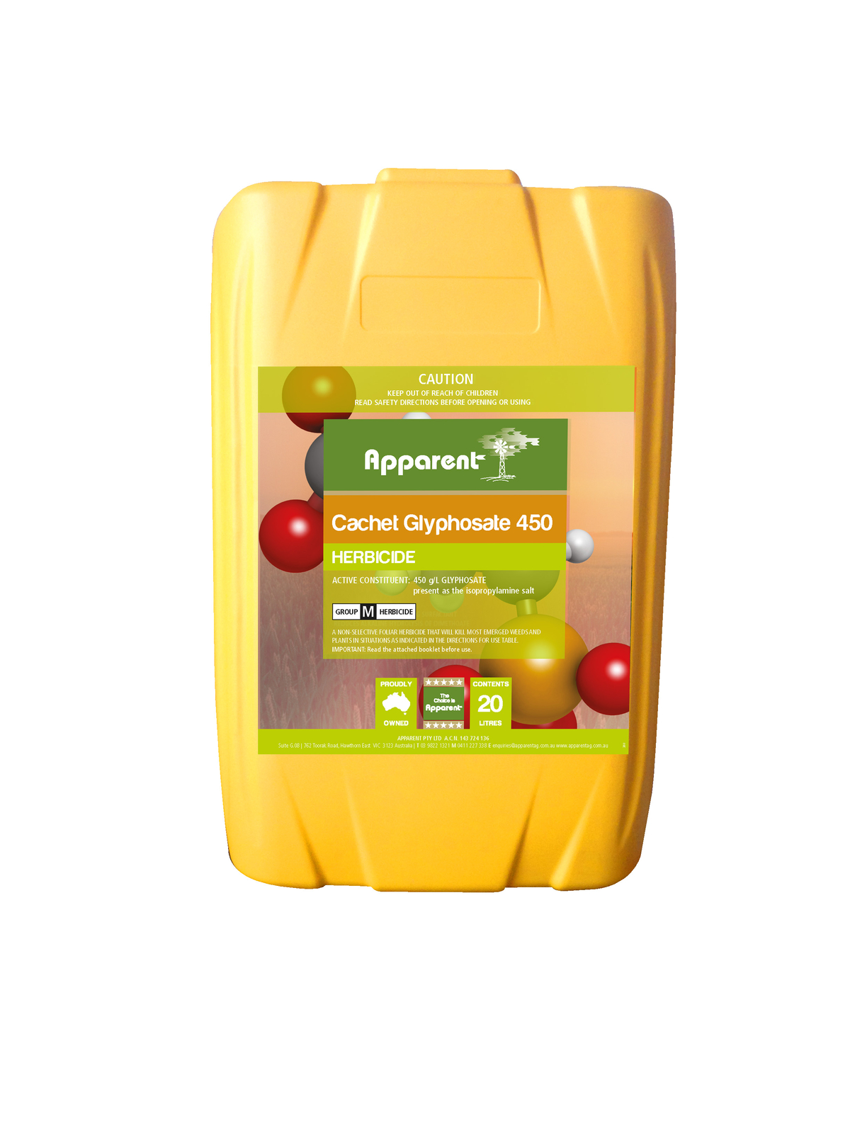 Apparent Glyphosate 450 Herbicide - 20L for sale online | eBay