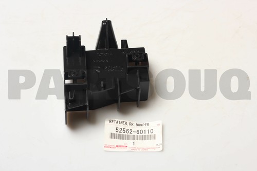 5256260110 Genuine Toyota RETAINER RR BUMPER 52562-60110 | eBay