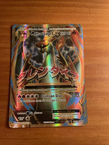 Mega Charizard EX Full Art 101/108 Ultra Rare XY Evolutions Pokemon TCG ...