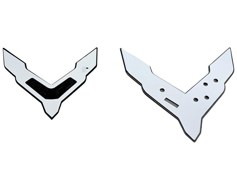 2023 Chevrolet Corvette c8 z06 Dark Stealth Crossed Flags Emblems Coupe ...