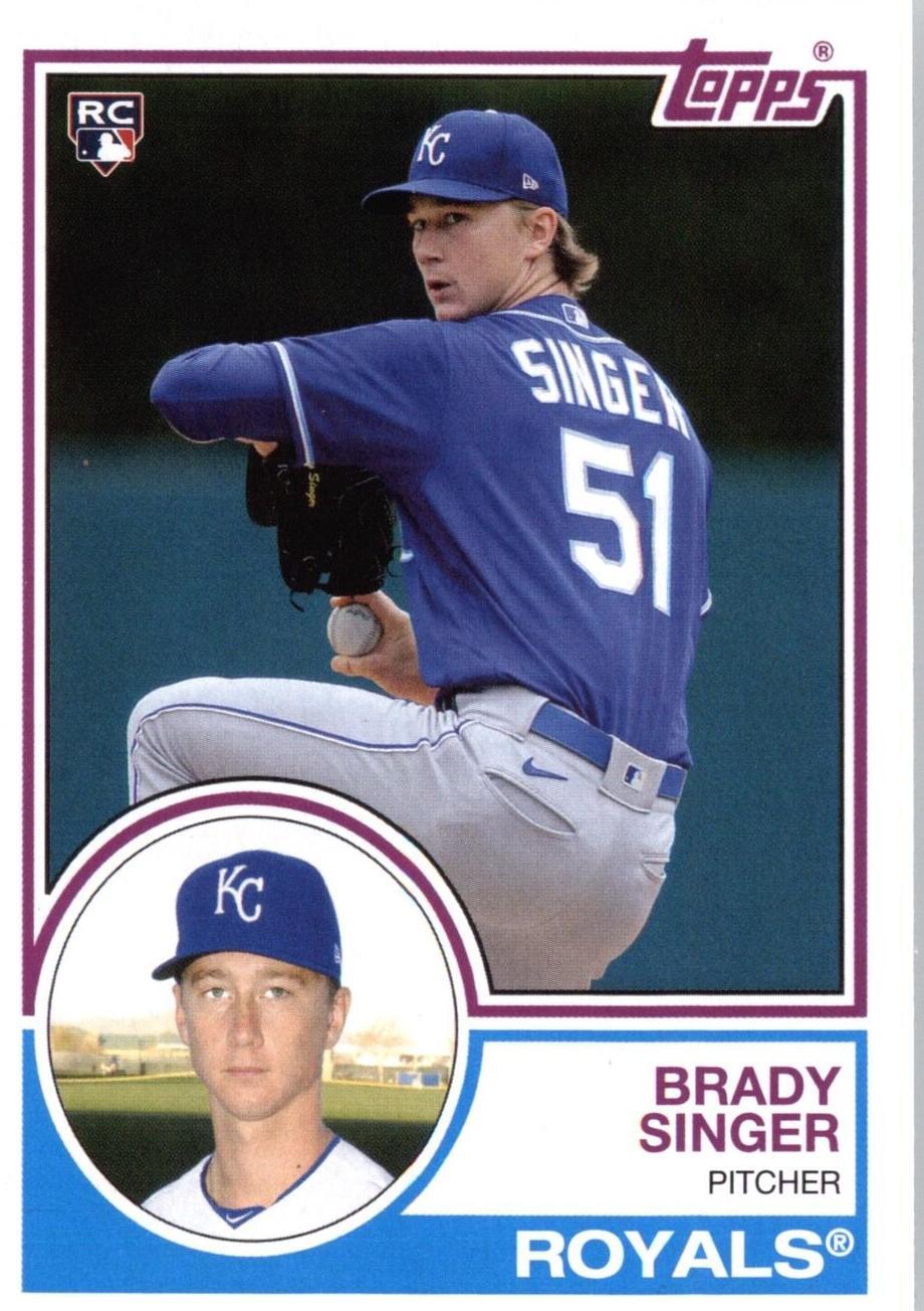 2021 Topps Archives - 1983 Topps Brady Singer #174 Red /75 (RC) for ...