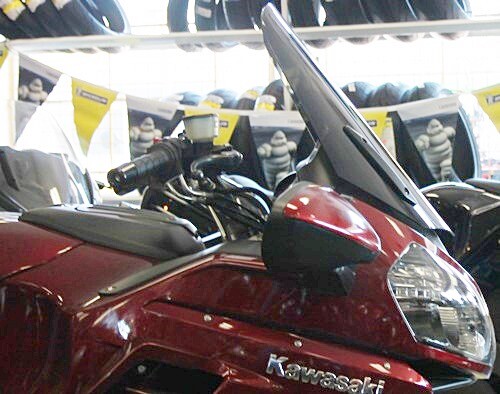 Calsci Tinted Shorty WIndshield for Kawasaki Concours 2008-2022 | eBay