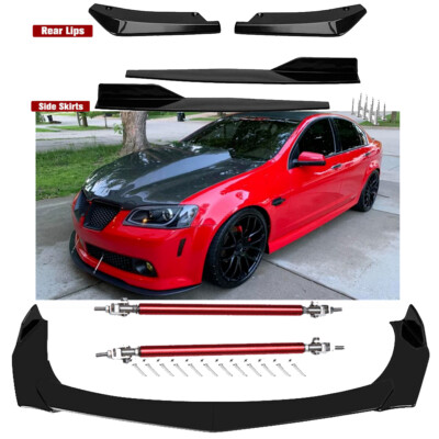 For Pontiac GTO G8 Front Rear Bumper Spoiler Splitter Lip Side Skirt ...