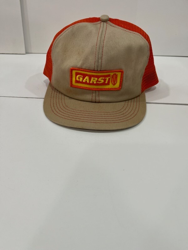 VTG Garst Seeds Farming Patched K-Products Snapback Trucker Baseball ...