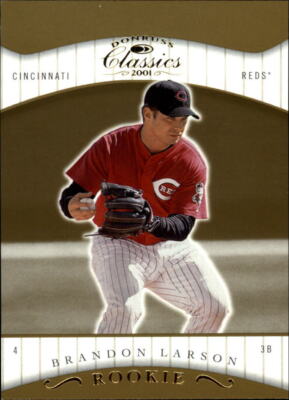 2001 Donruss Classics #116 Brandon Larson Cincinnati Reds Rookie Card ...