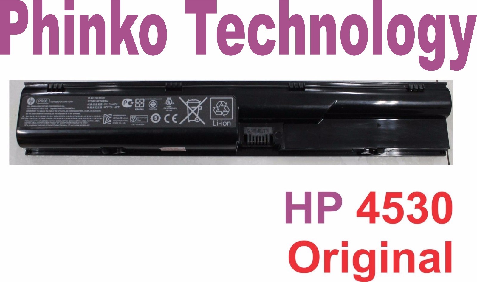 Original HP Battery PR06 ProBook 4440s,4441s,4446s,4530s,4535s,4540s ...