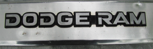 1981, 1982, 1983, 1984, 1985 DODGE RAM TRUCK TAILGATE EMBLEM BADGE ...