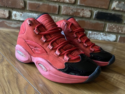 Reebok Question Mid Big Kids 'Heart Over Hype' Boys Youth Size 5.5 | eBay