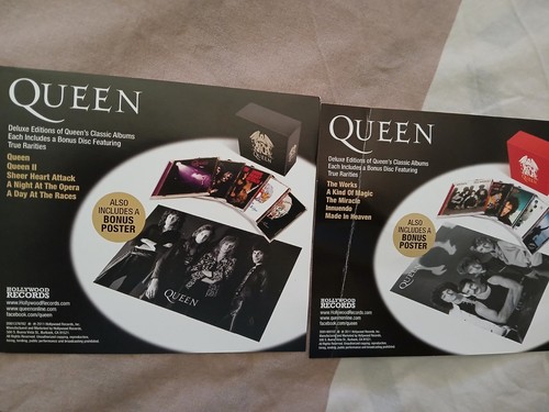 QUEEN - 40 - TH ANNIVERSARY 1 & 3 BOX SETS (20 CD'S TOTAL!) MINT! Free ...